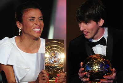 2010 FIFA Ballon d'Or: It's Messi, Marta, Mourinho - Vanguard News