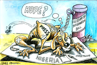 I'll sign FOI bill but ... , says Jonathan - Vanguard News