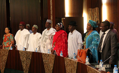 Day 1 of Jonathan's Ministers-in-Council : Inaugural meeting of EXCOF ...