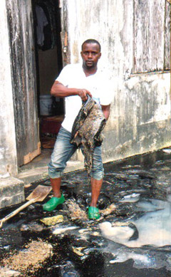 Bitumen spill devastates Okotie-Eboh’s compound - Vanguard News