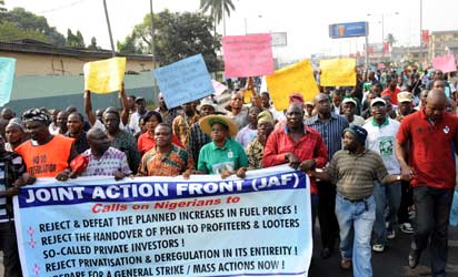 Anti-fuel hike protest commences in Lagos - Vanguard News