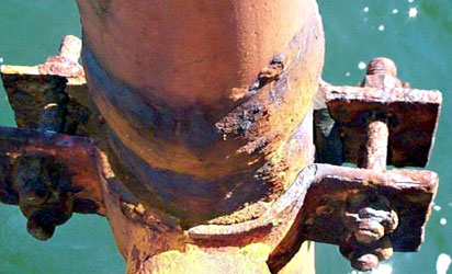 Corrosion problems at pipe supports - Vanguard News