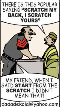 Scratch My Back - Vanguard News