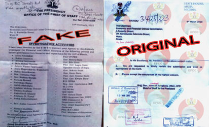 No directive from Presidency to probe opposition leaders - EFCC ...