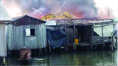 Yoruba/ Egun clash: Two bodies recovered as Lagos demolishes structures ...