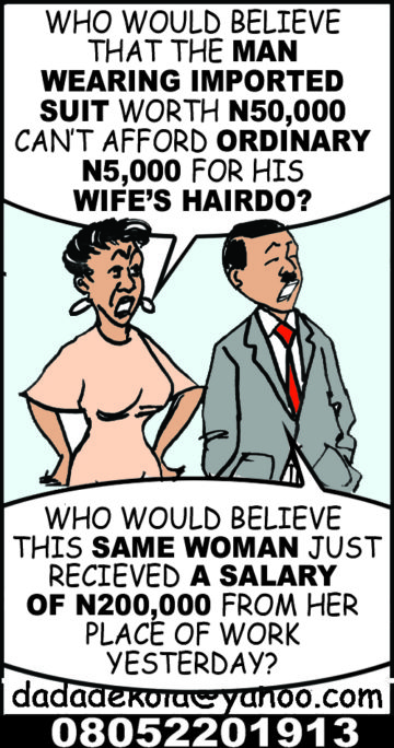 Cartoon: Mr & Mrs - Vanguard News