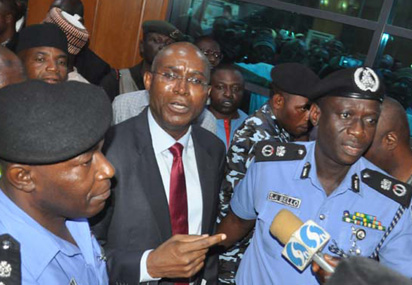 Photos: Police arrest Sen. Ovie Omo-Agege over missing Mace at Senate ...