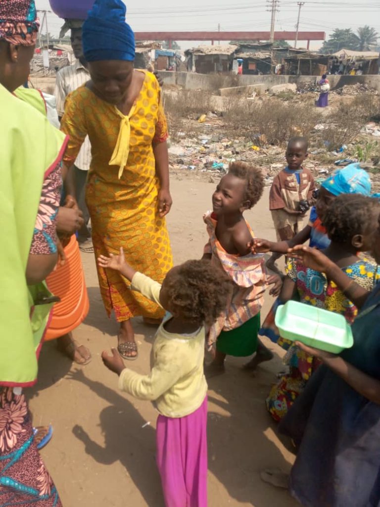 Photos: Foundation embarks on feeding and clothing of the poor in Lagos