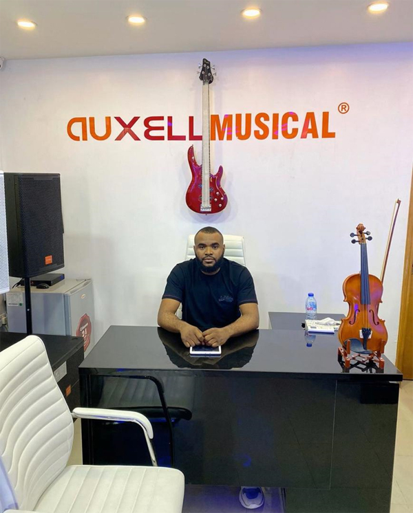 Meet Chukwudebelu Samuel of Auxell musical equipment company