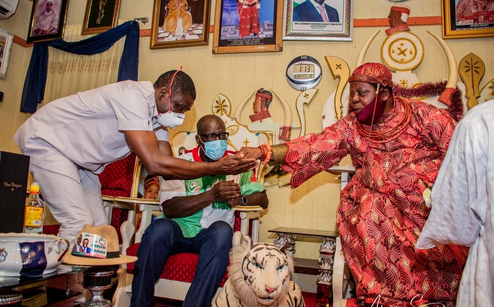 Edo 2020: Traditional ruler lauds Shaibu for not betraying Obaseki ...