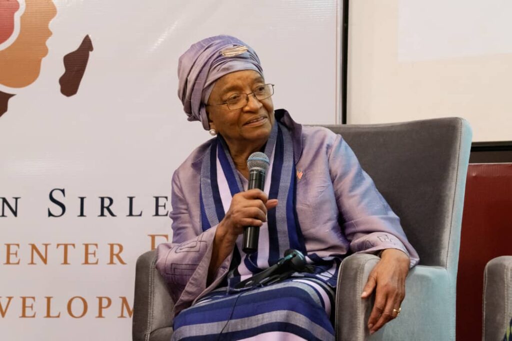 Former President Ellen Johnson Sirleaf centre to recognize Africa's ...