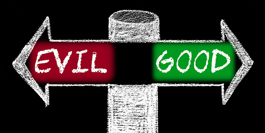 God Is not evil, does not do or give evil, did not create evil
